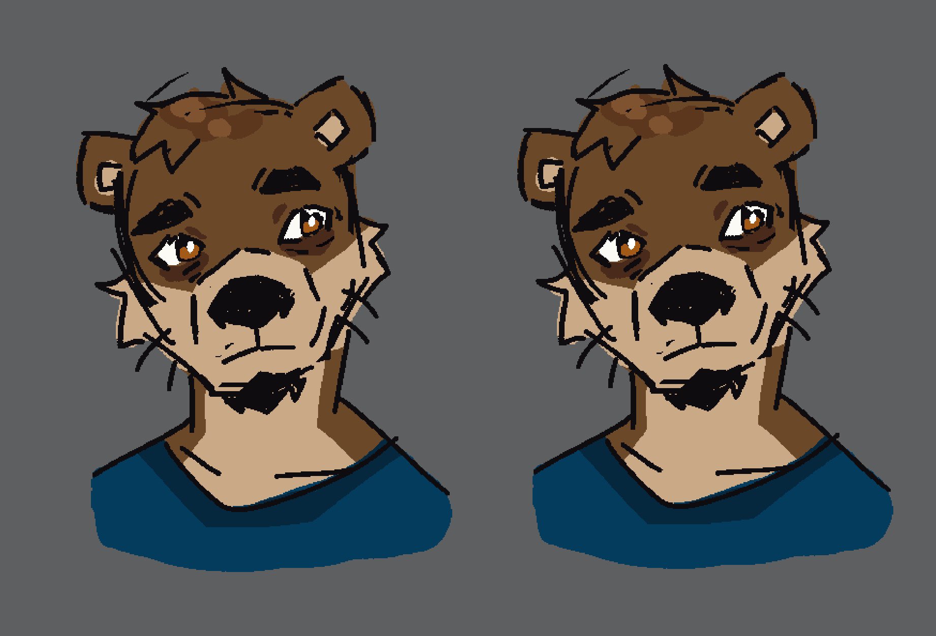 The Big ImageBoard (TBIB) - 2024 anthro biped brown body brown fur chase hunter countershade fur ...