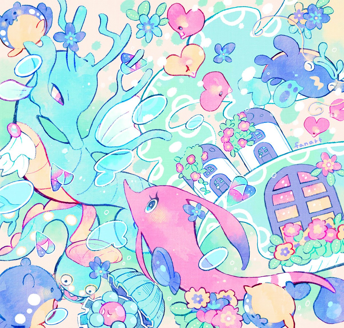 The Big ImageBoard (TBIB) - alternate color animal focus bubble clam ...