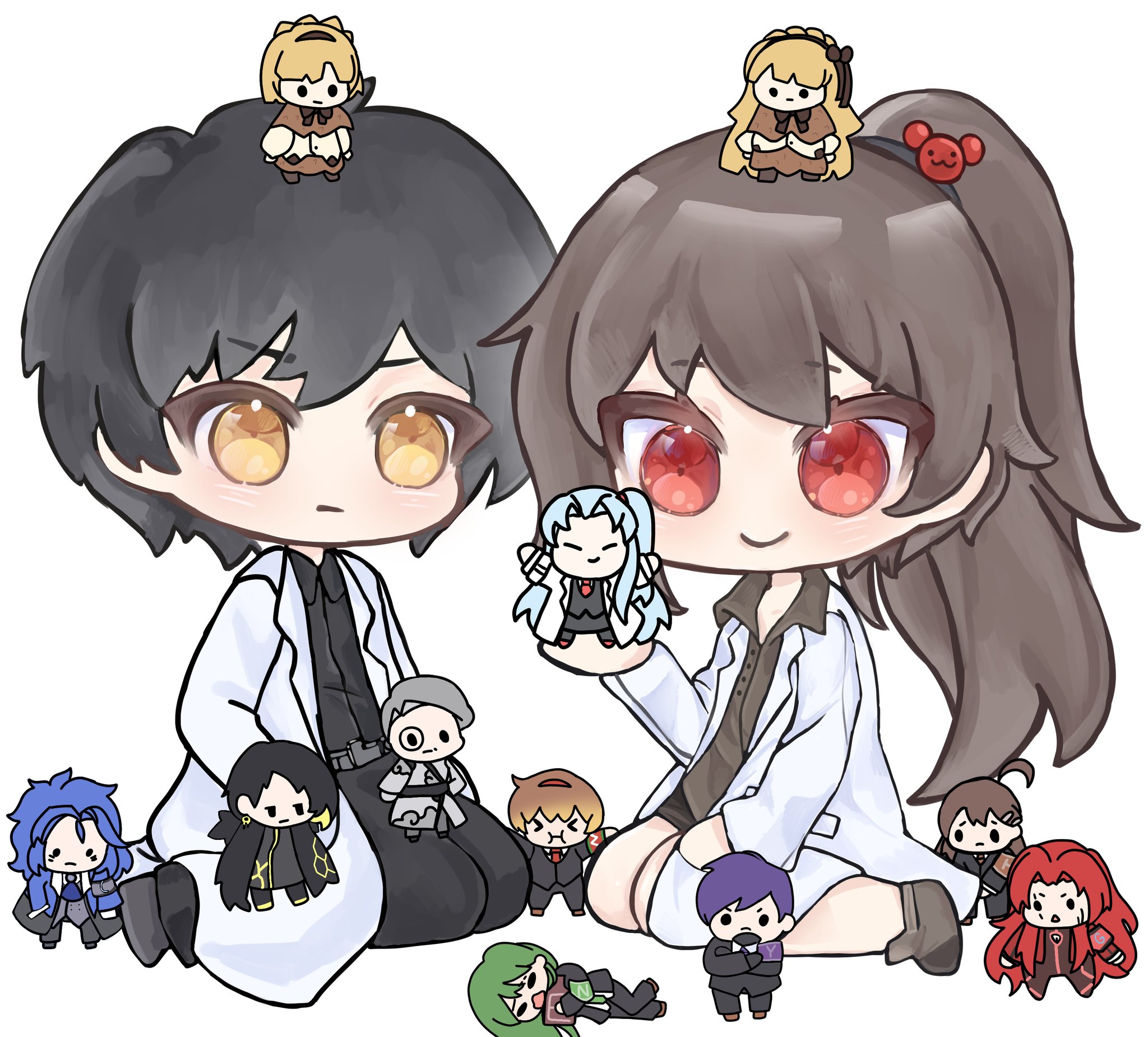 The Big ImageBoard (TBIB) - 6+boys 6+girls angela (project moon) ayin ...