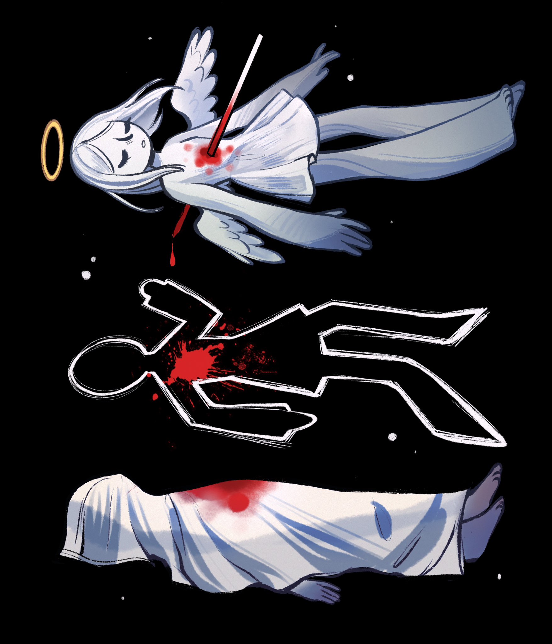 The Big ImageBoard (TBIB) - angel angel humanoid blood bodily fluids clothed clothing corpse ...