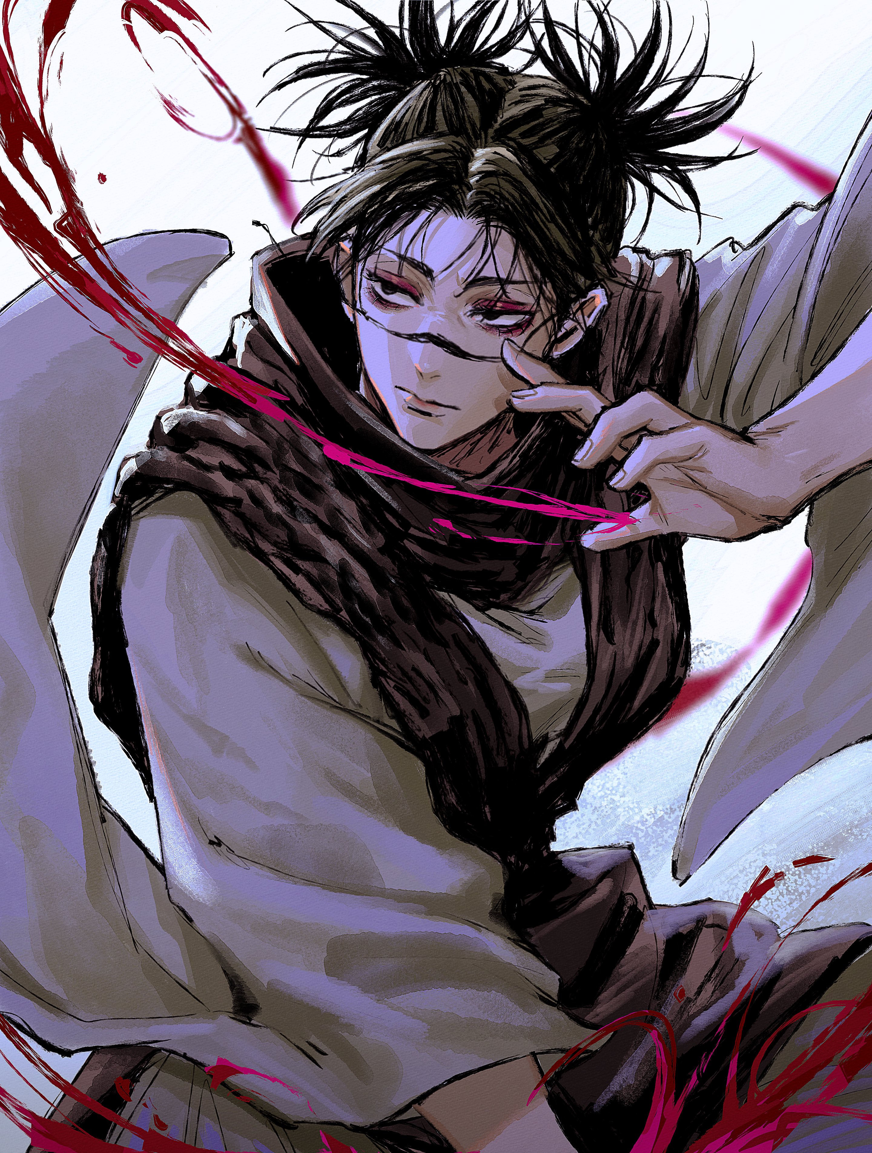 The Big ImageBoard (TBIB) - 1boy absurdres black eyes black hair blood ...