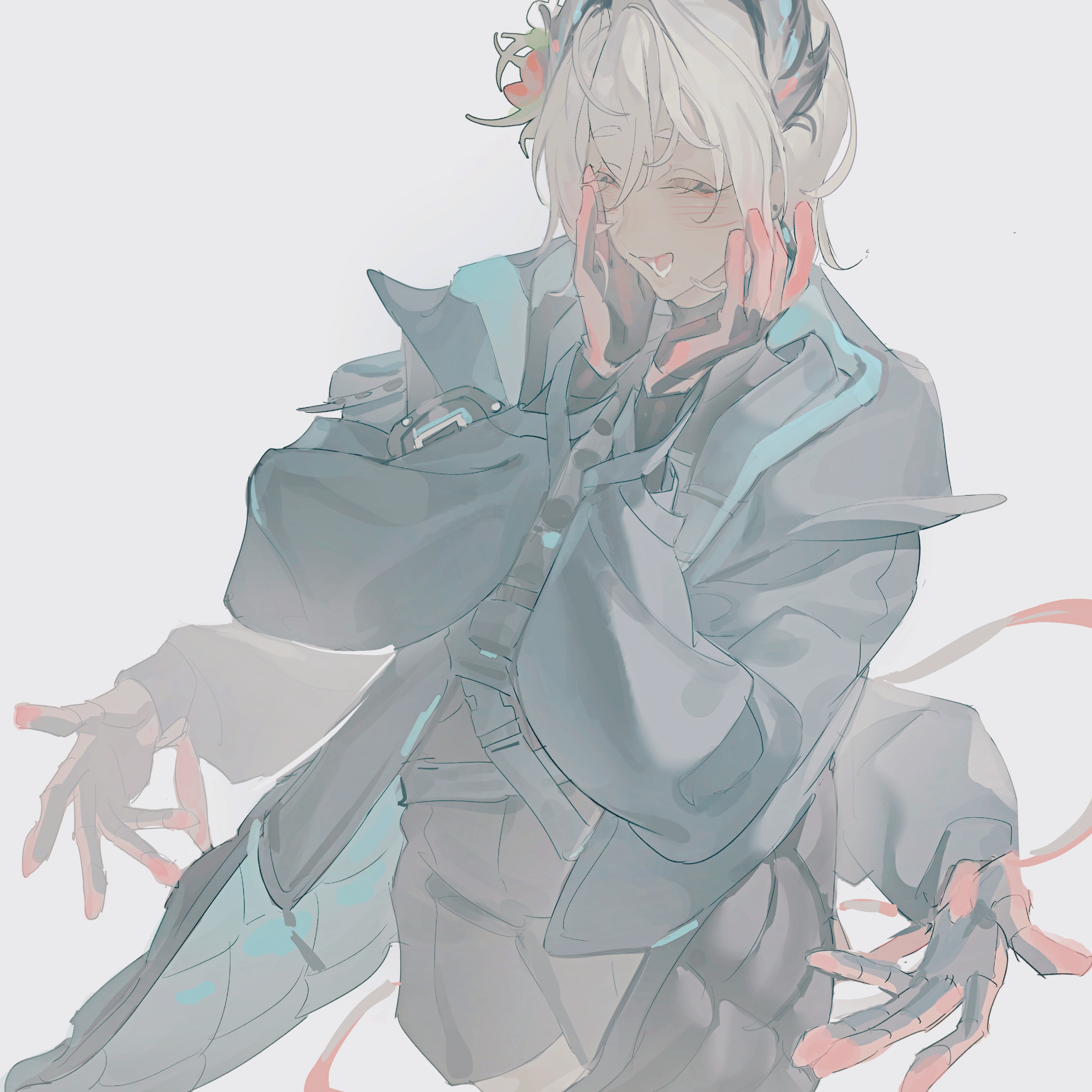 The Big ImageBoard (TBIB) - 1girl absurdres arknights black coat black ...