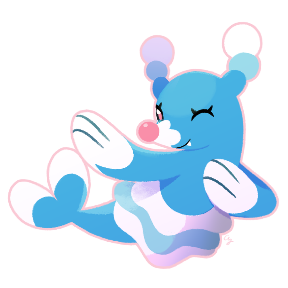 The Big Imageboard Tbib Blue Body Brionne Cute Fangs Female Happy Mammal Marine Nintendo One