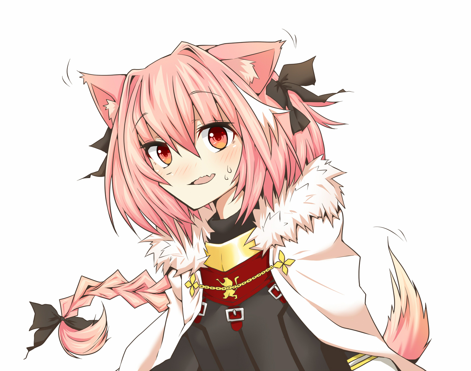 The Big ImageBoard (TBIB) - 1boy animal ears astolfo (fate) blush braid ...