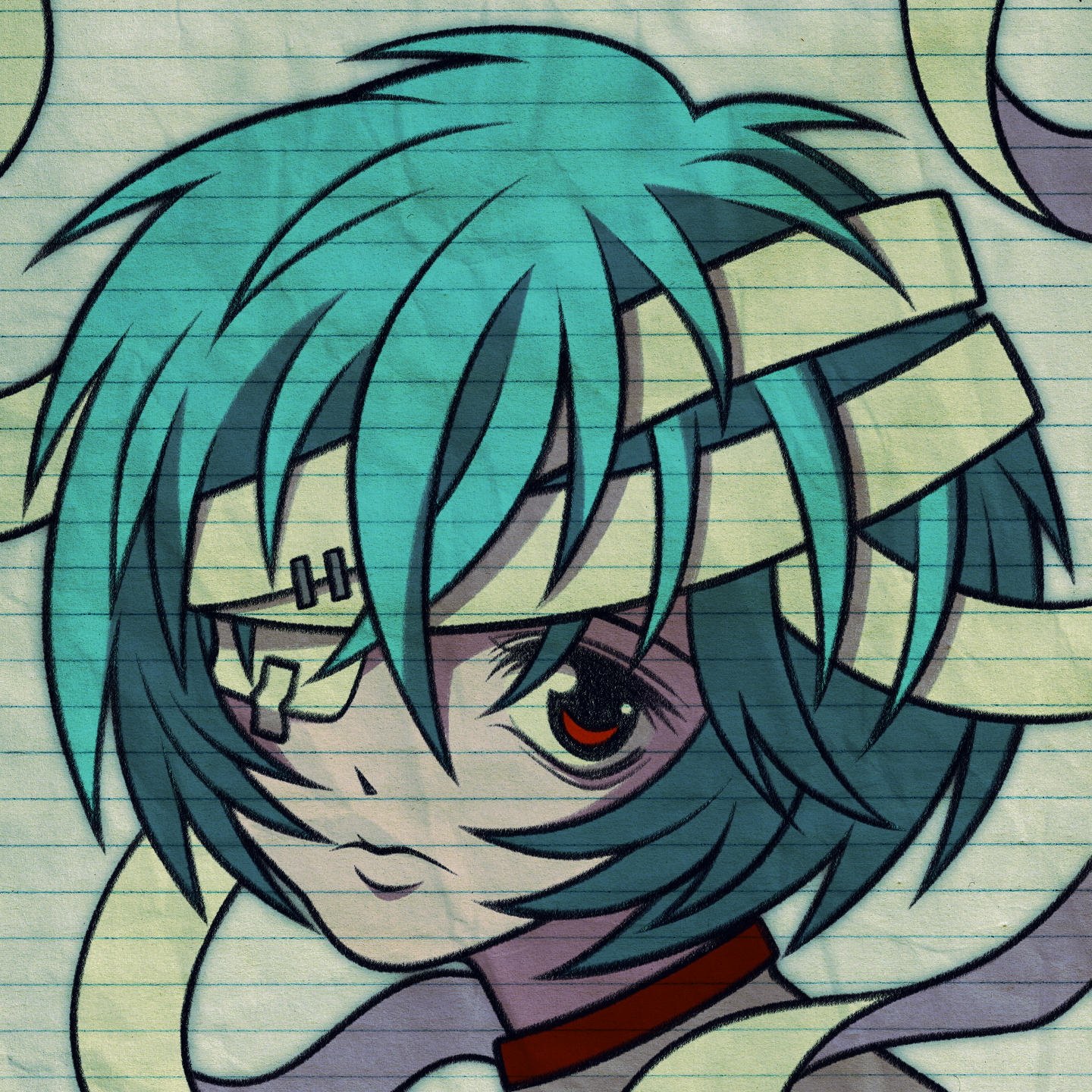 The Big ImageBoard (TBIB) - 1girl ayanami rei bandaged head bandages ...