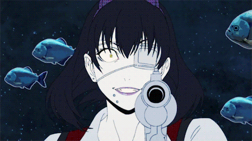 The Big ImageBoard (TBIB) - 1girl animated animated gif gun kakegurui ...