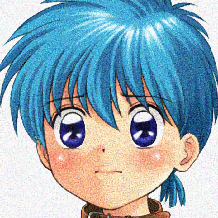 The Big ImageBoard (TBIB) - akazukin chacha blue hair closed mouth head ...