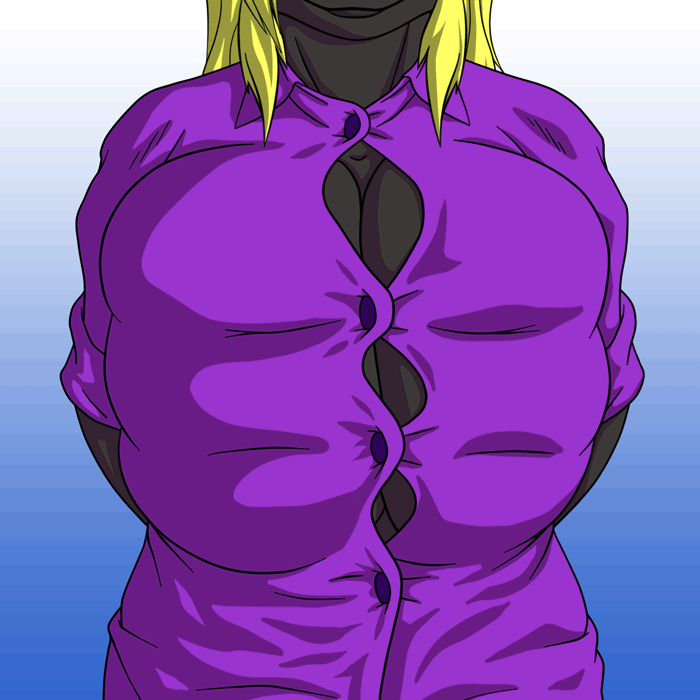 The Big Imageboard Tbib Animated Big Breasts Blonde Hair Breasts Cleavage Clothed Clothing