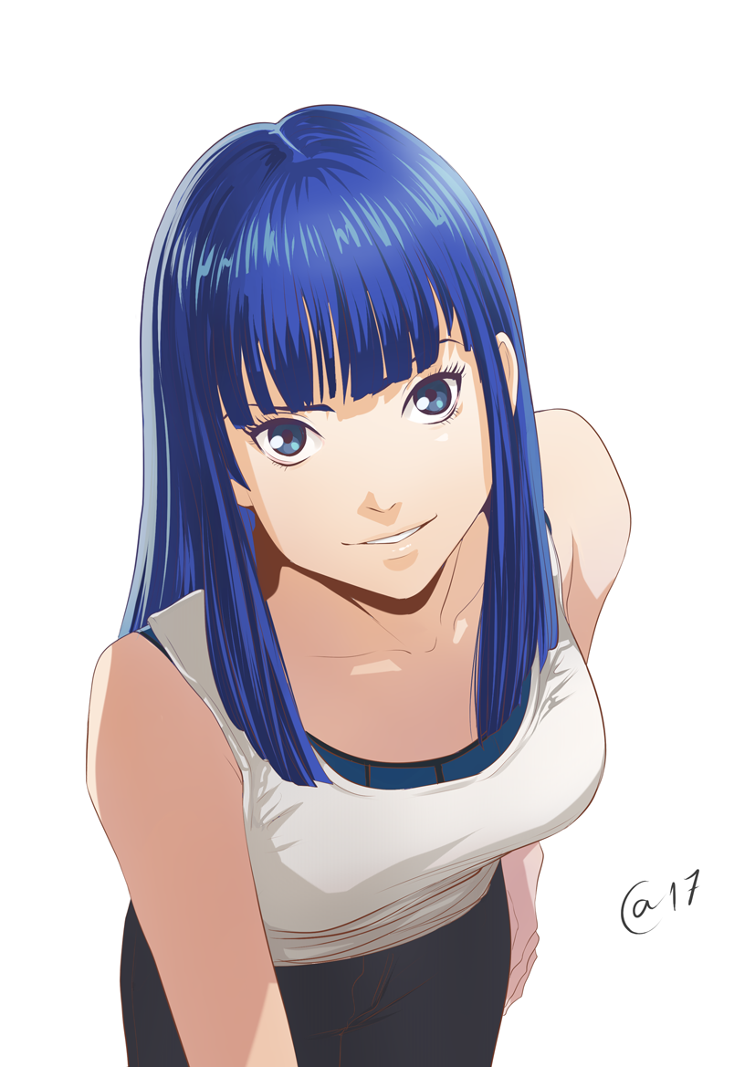 The Big Imageboard Tbib Bent Over Blue Eyes Blue Hair Borrowed