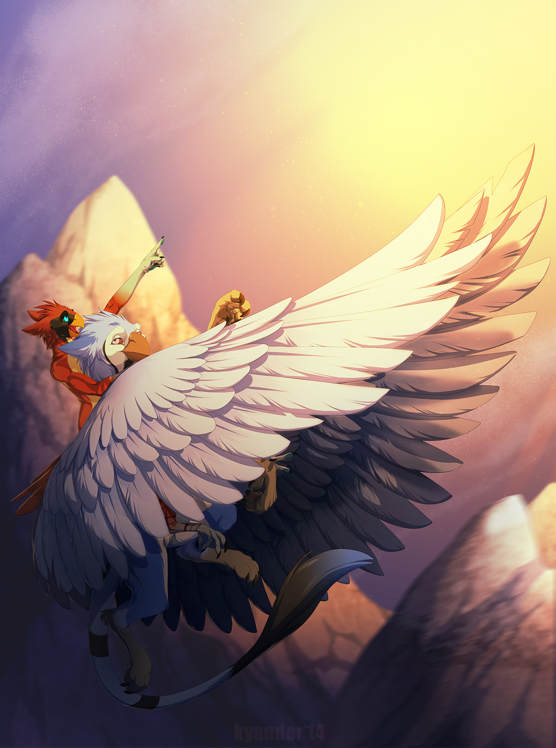 The Big Imageboard Tbib 2014 Anthro Avian Beak Bird Blue Eyes Blue