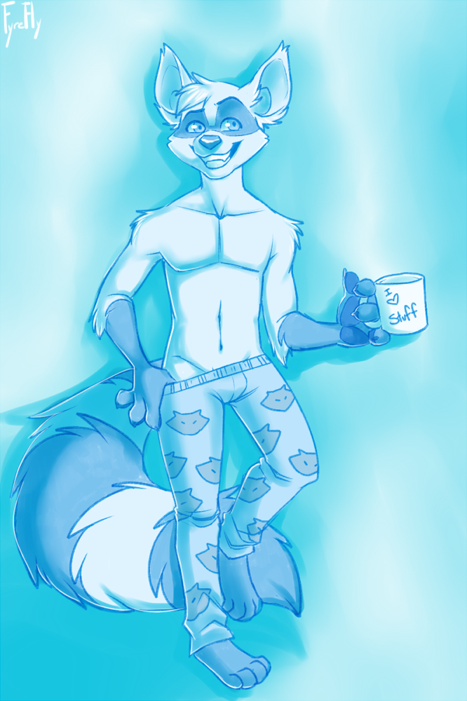 The Big ImageBoard (TBIB) - 2013 4 fingers 4 toes anthro barefoot biped blue and white ...