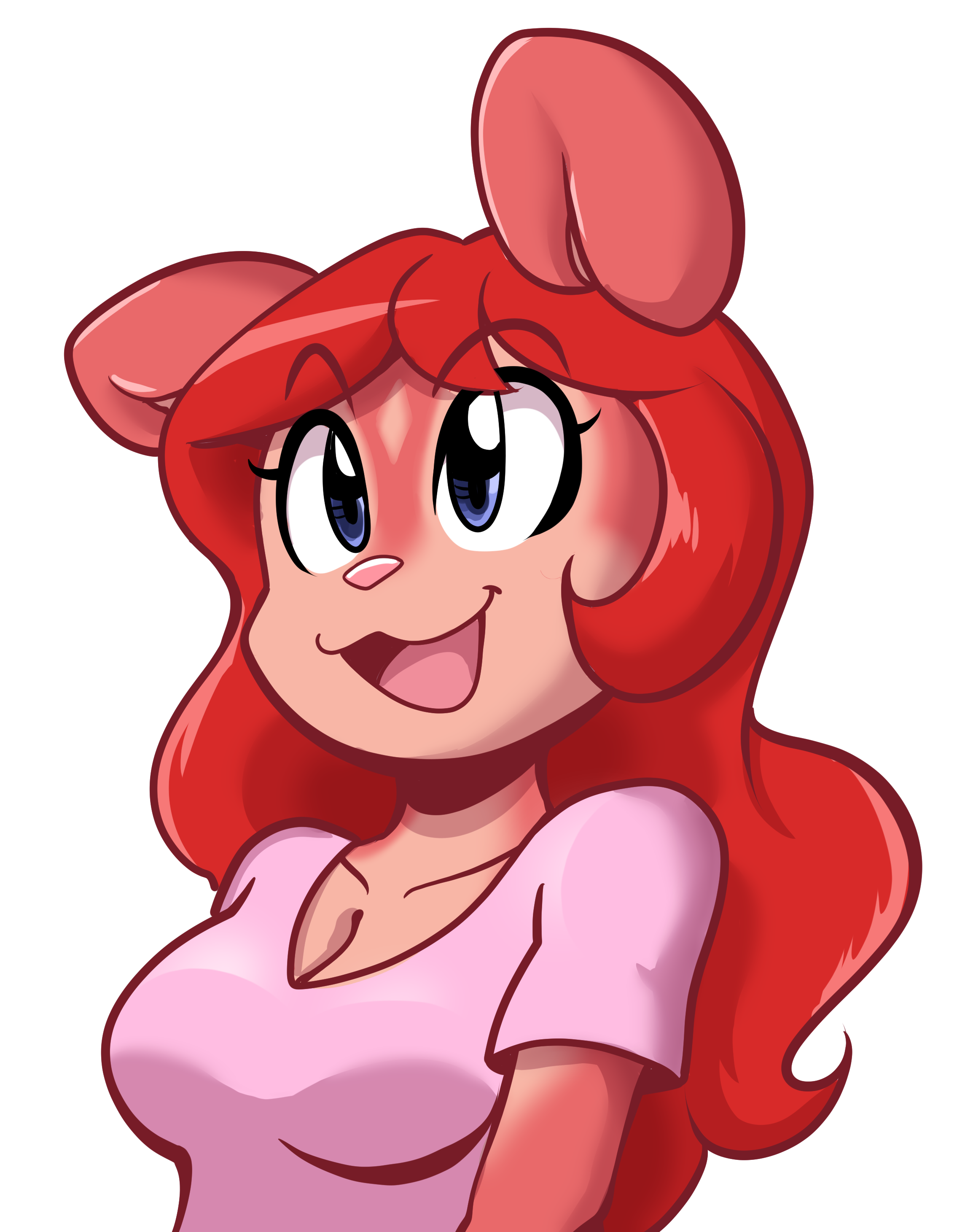 The Big Imageboard Tbib Absurd Res Anaugi Anthro Blank Expression Blue Eyes Breasts Cleavage