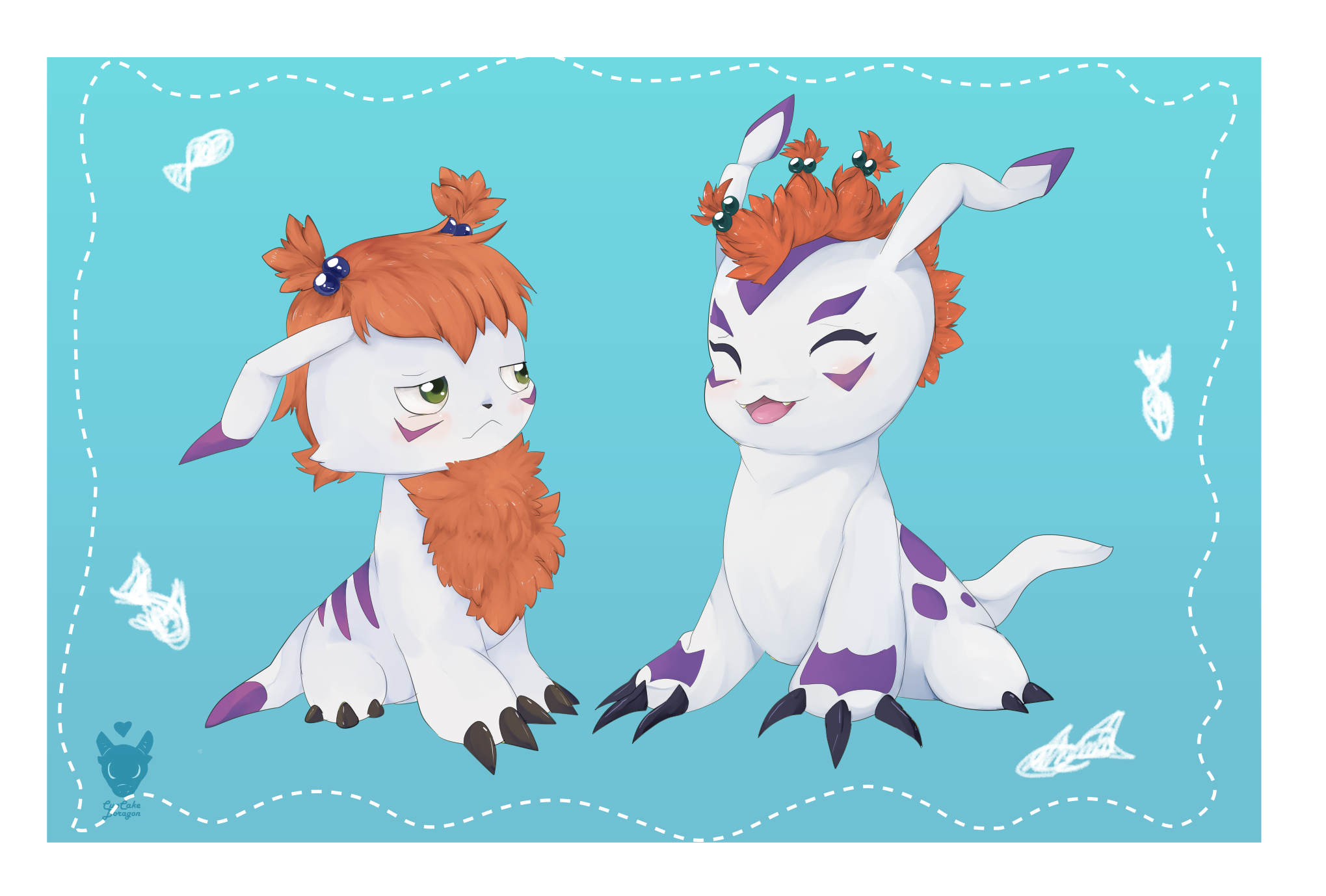 The Big ImageBoard (TBIB) - ambiguous gender bandai namco blush claws cupcakedoragon digimon ...