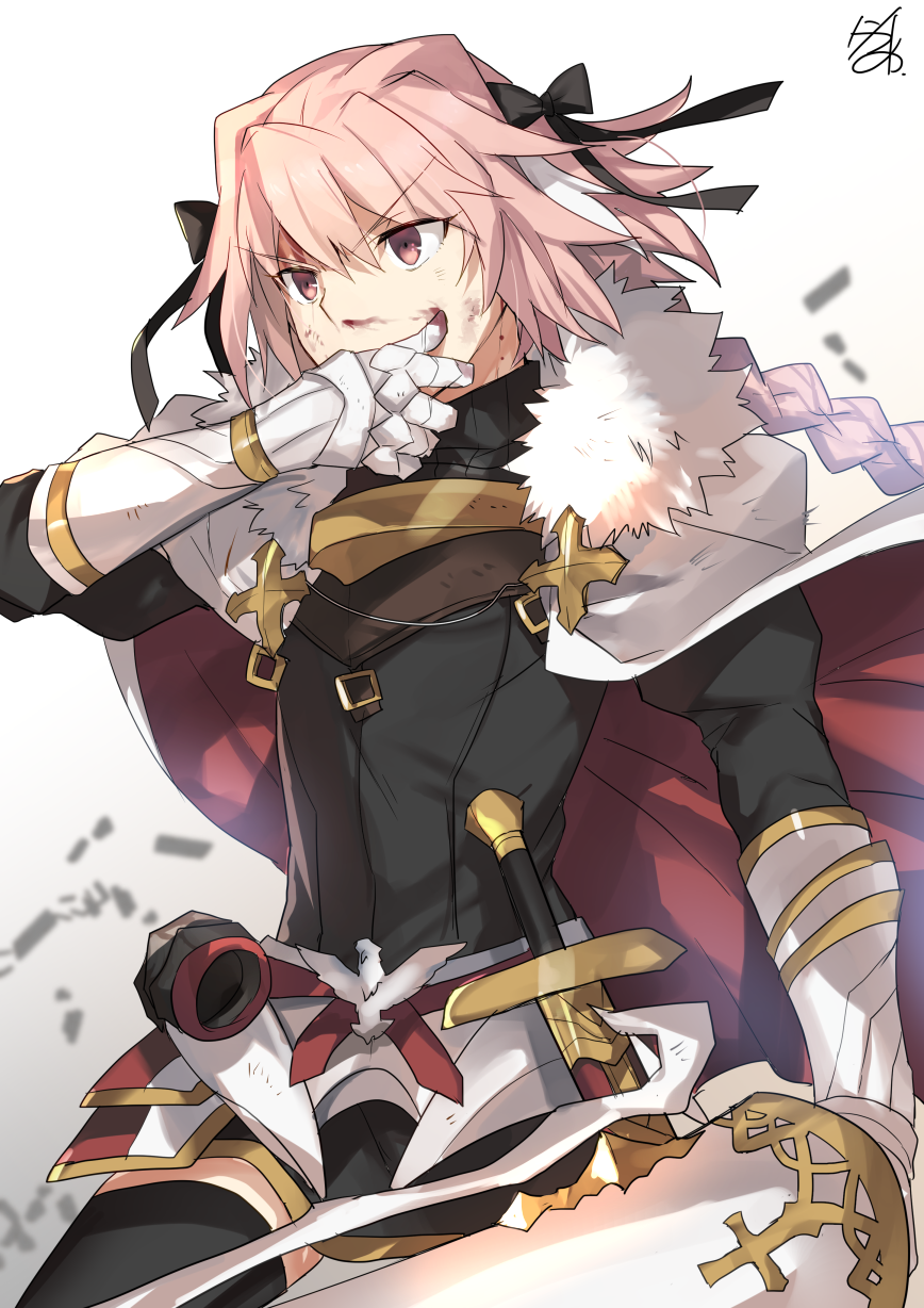 The Big ImageBoard (TBIB) - 1boy astolfo (fate) black bow blood bow ...