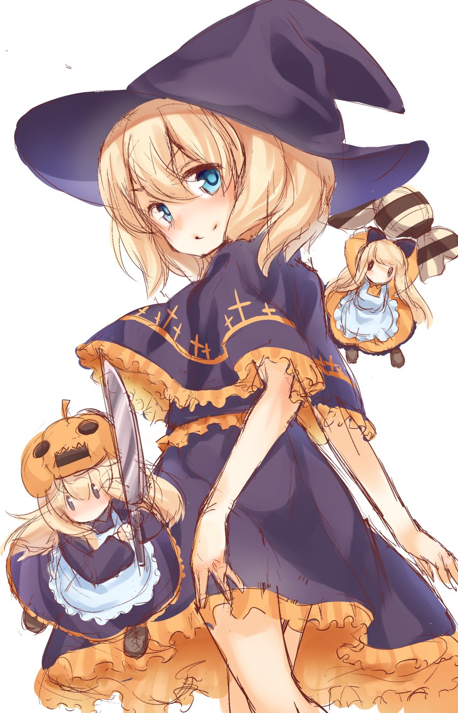 The Big ImageBoard (TBIB) - 1girl alice margatroid alternate costume apron black eyes black hat ...