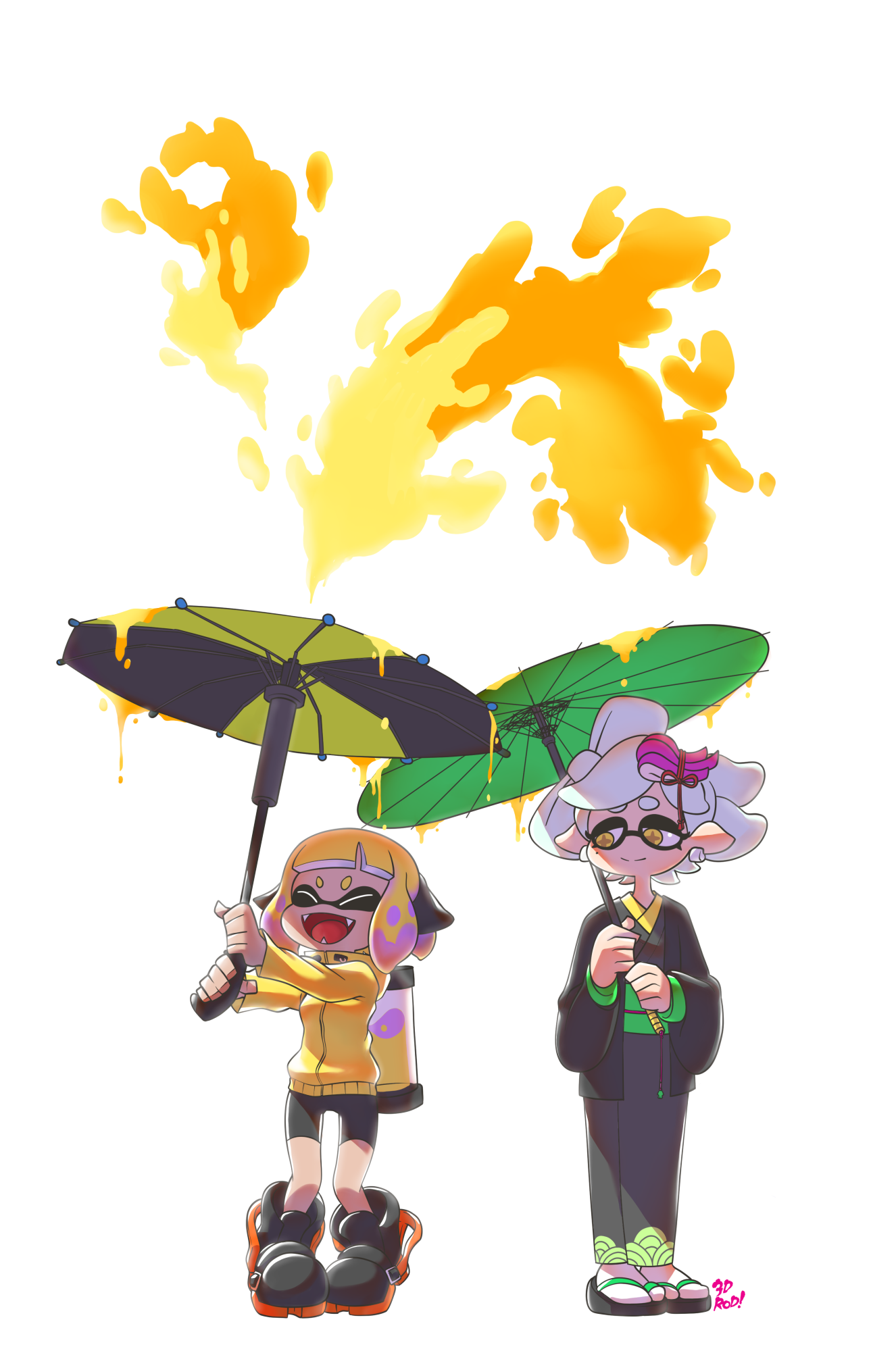The Big ImageBoard (TBIB) - + + 2girls 3d rod! agent 4 (splatoon) bad ...