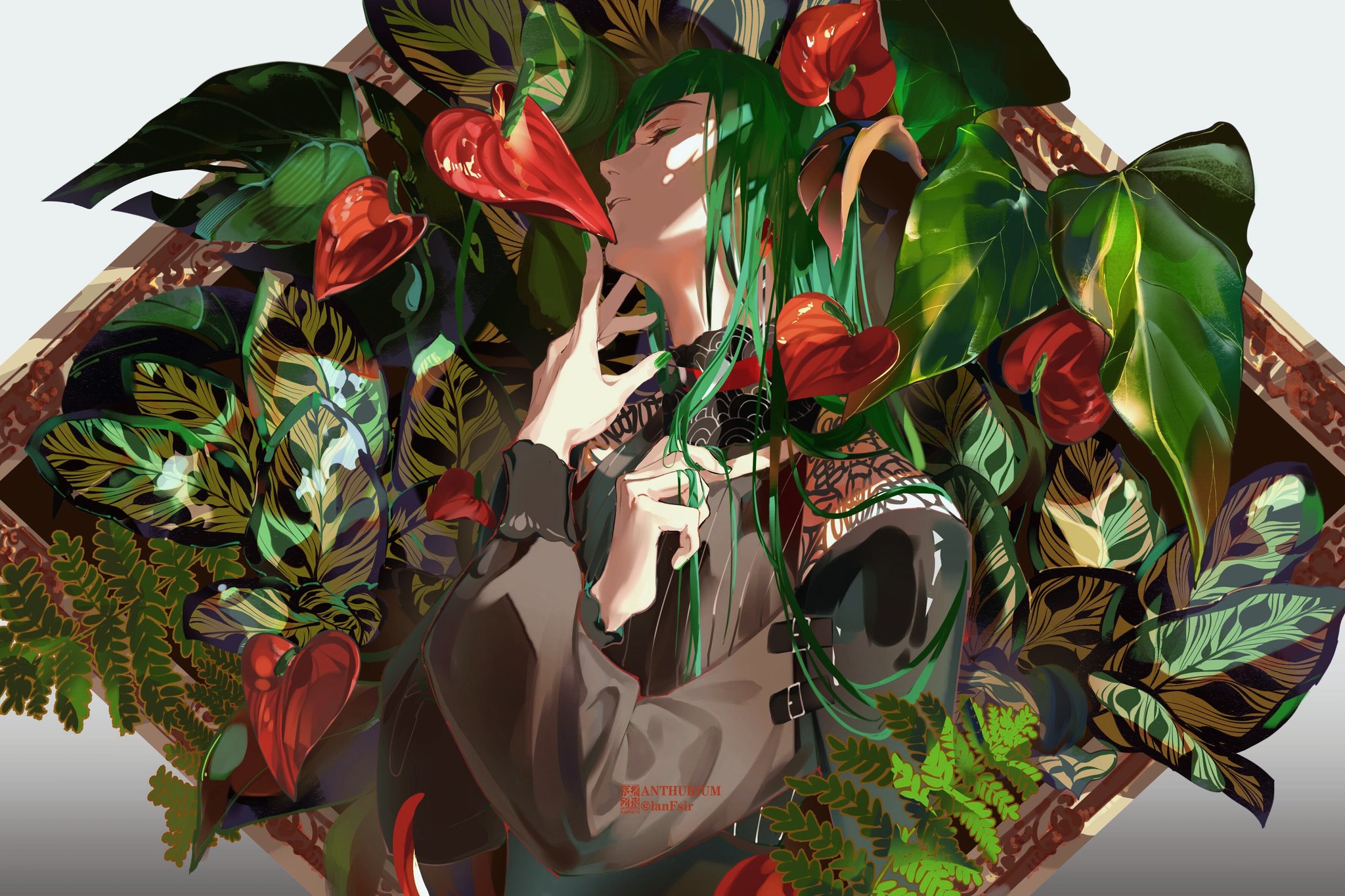 The Big ImageBoard (TBIB) - 1girl arm belt belt belt buckle black belt black collar black shirt ...