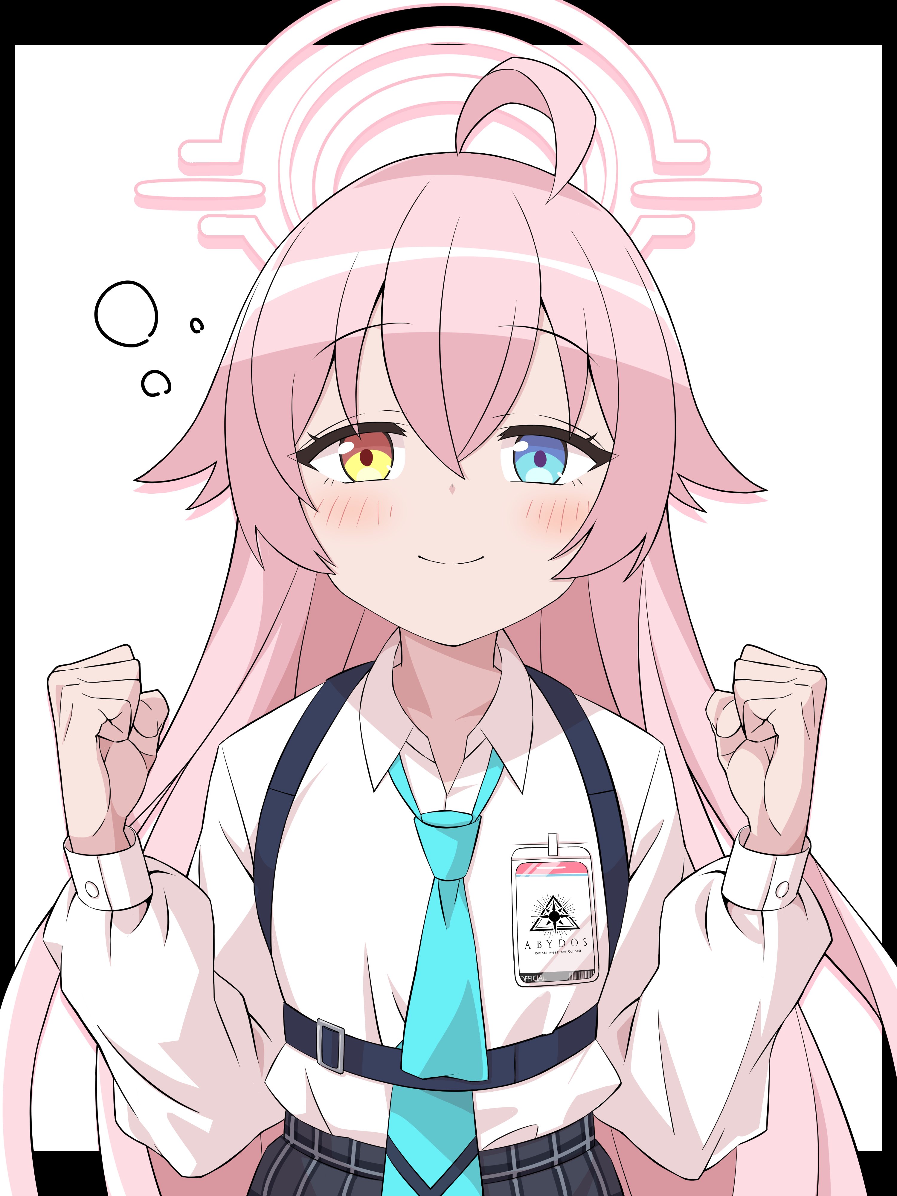 The Big ImageBoard (TBIB) - 1girl absurdres ahoge aqua necktie badge ...