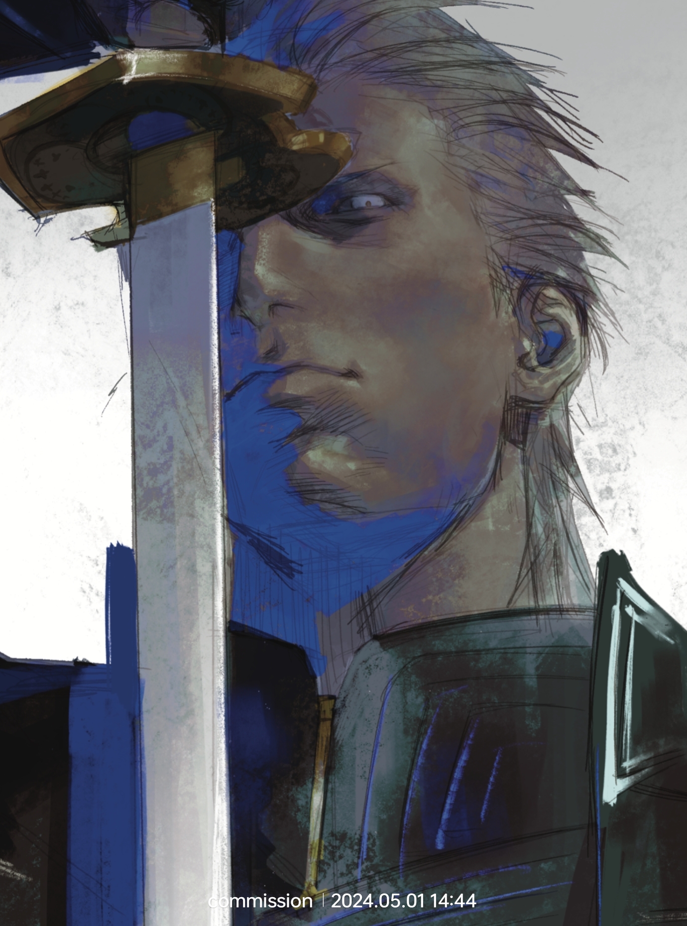 The Big ImageBoard (TBIB) - blue eyes close-up closed mouth devil may ...