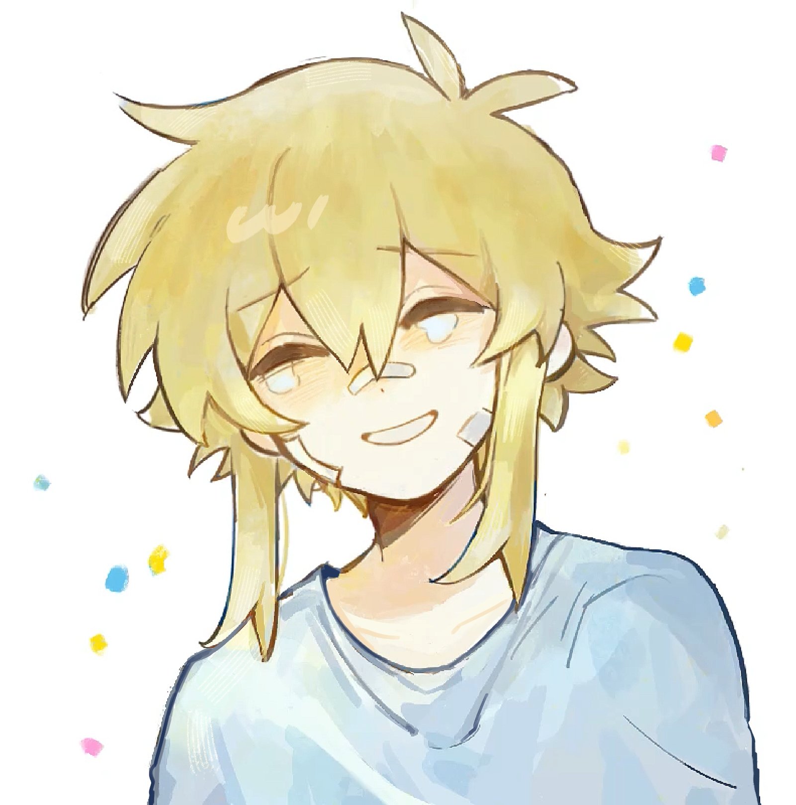 The Big ImageBoard (TBIB) - 1boy bandages bandaid bandaid on face ...