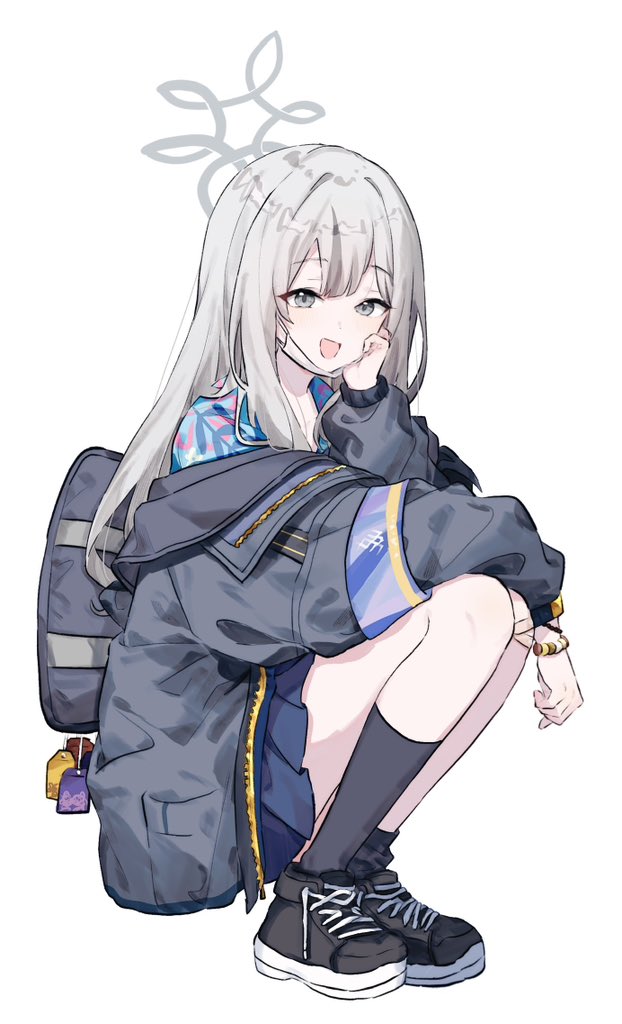 The Big Imageboard Tbib 1girl Blue Archive Blue Shirt Collared