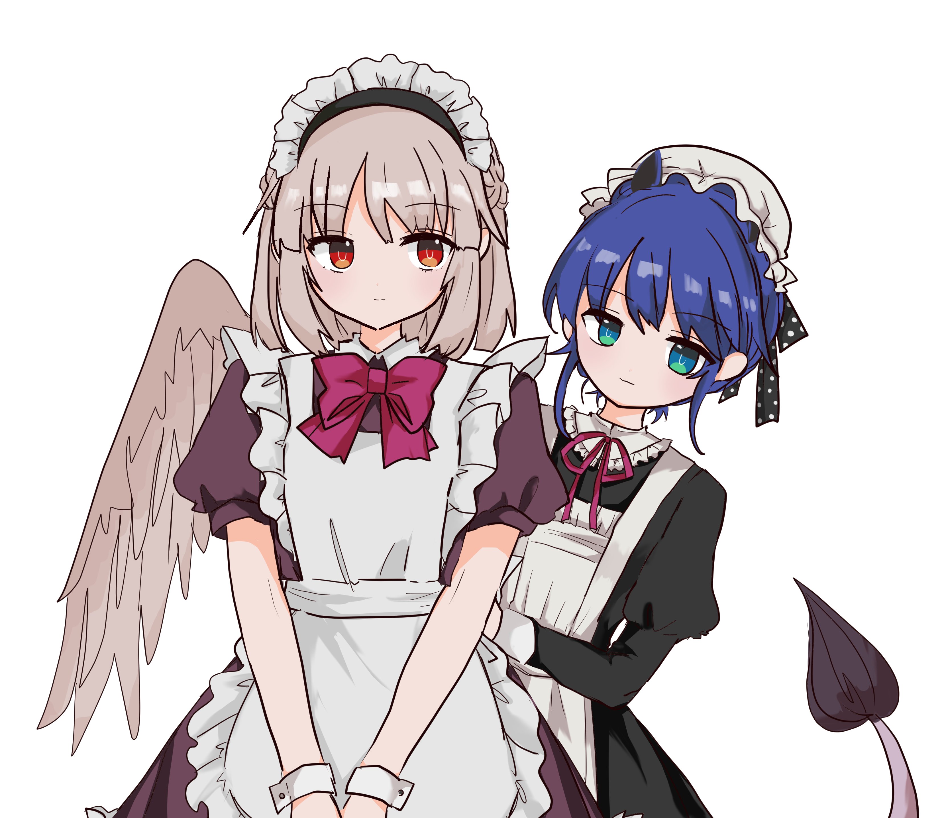 The Big ImageBoard (TBIB) - 2girls absurdres alternate costume apron ...