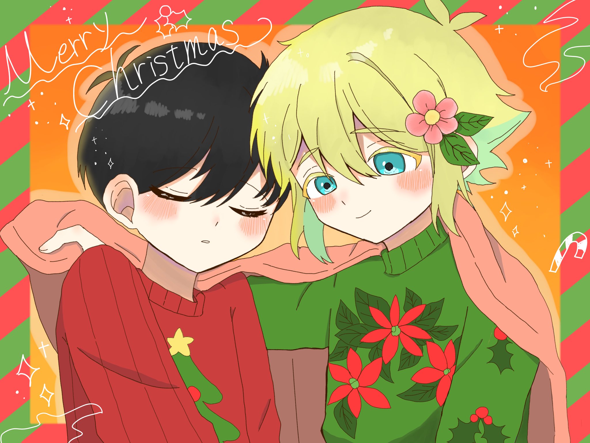 The Big ImageBoard (TBIB) - 2boys alternate costume alternate hair ...