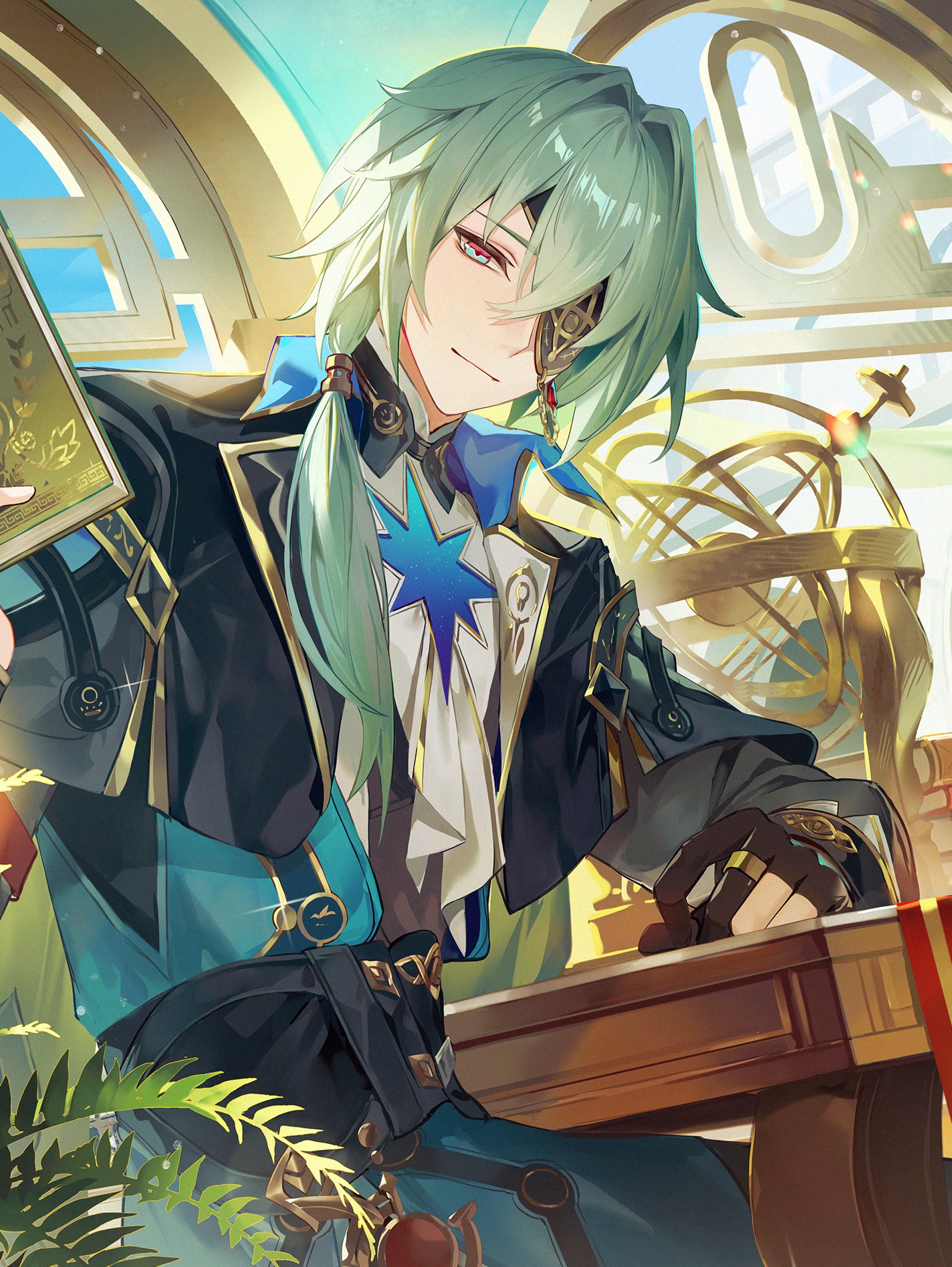 The Big ImageBoard (TBIB) - 0jae 1boy anaxa (honkai: star rail) book collared jacket collared ...