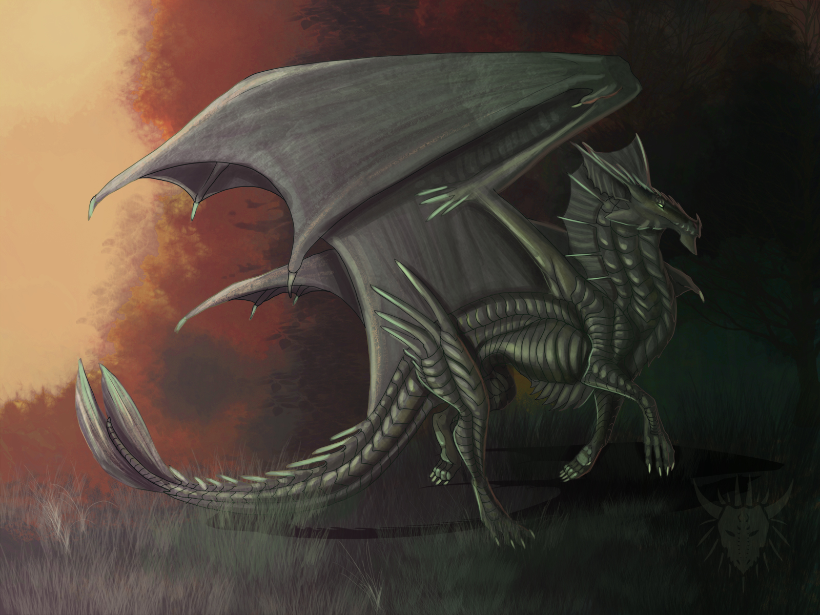 The Big ImageBoard (TBIB) - dragon feral galidor-dragon grass horn ...