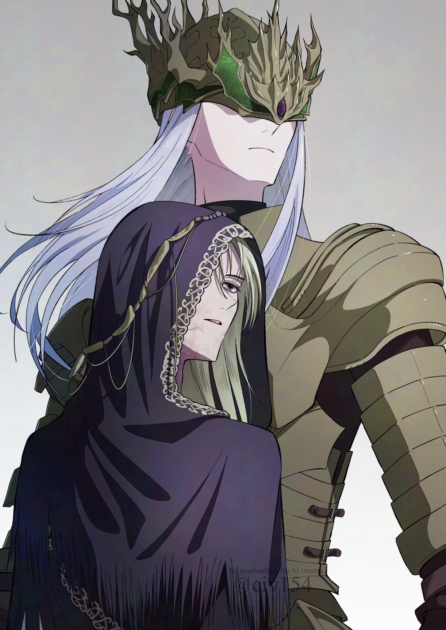 The Big ImageBoard (TBIB) - 2boys armor artist name black robe blonde ...