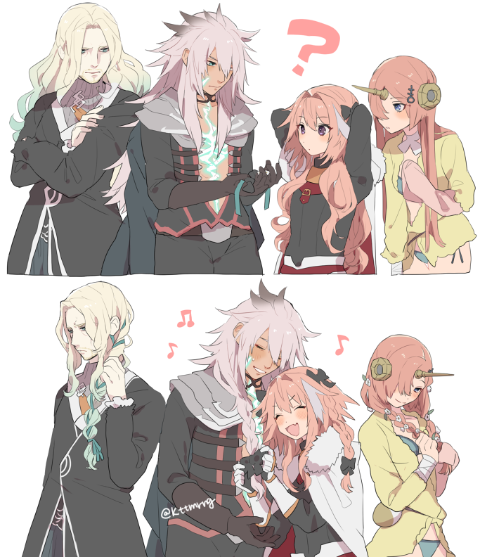 The Big ImageBoard (TBIB) - 3boys ? alternate hairstyle astolfo (fate ...