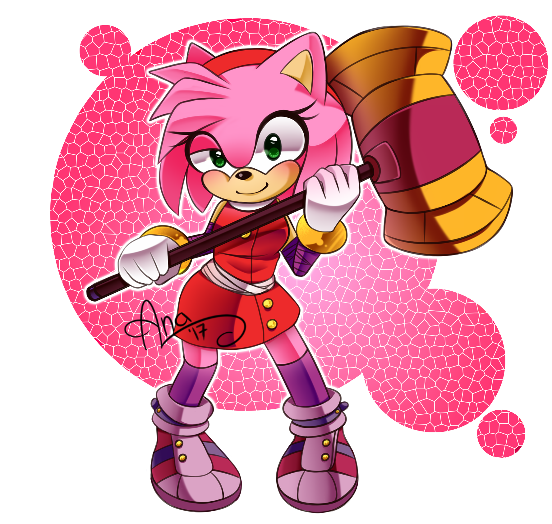 The Big ImageBoard (TBIB) - 2017 amy rose anthro black nose ...