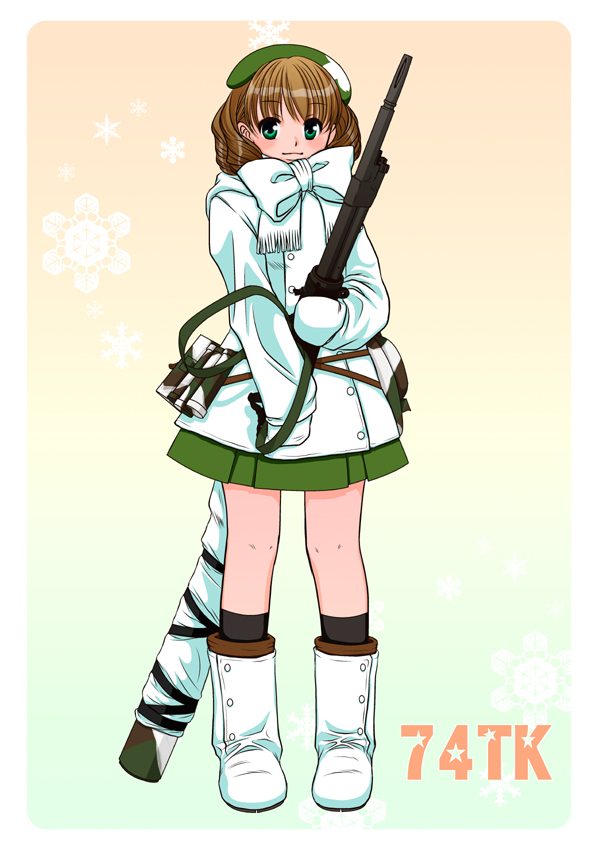 The Big ImageBoard (TBIB) - 1girl binoculars boots brown hair ...