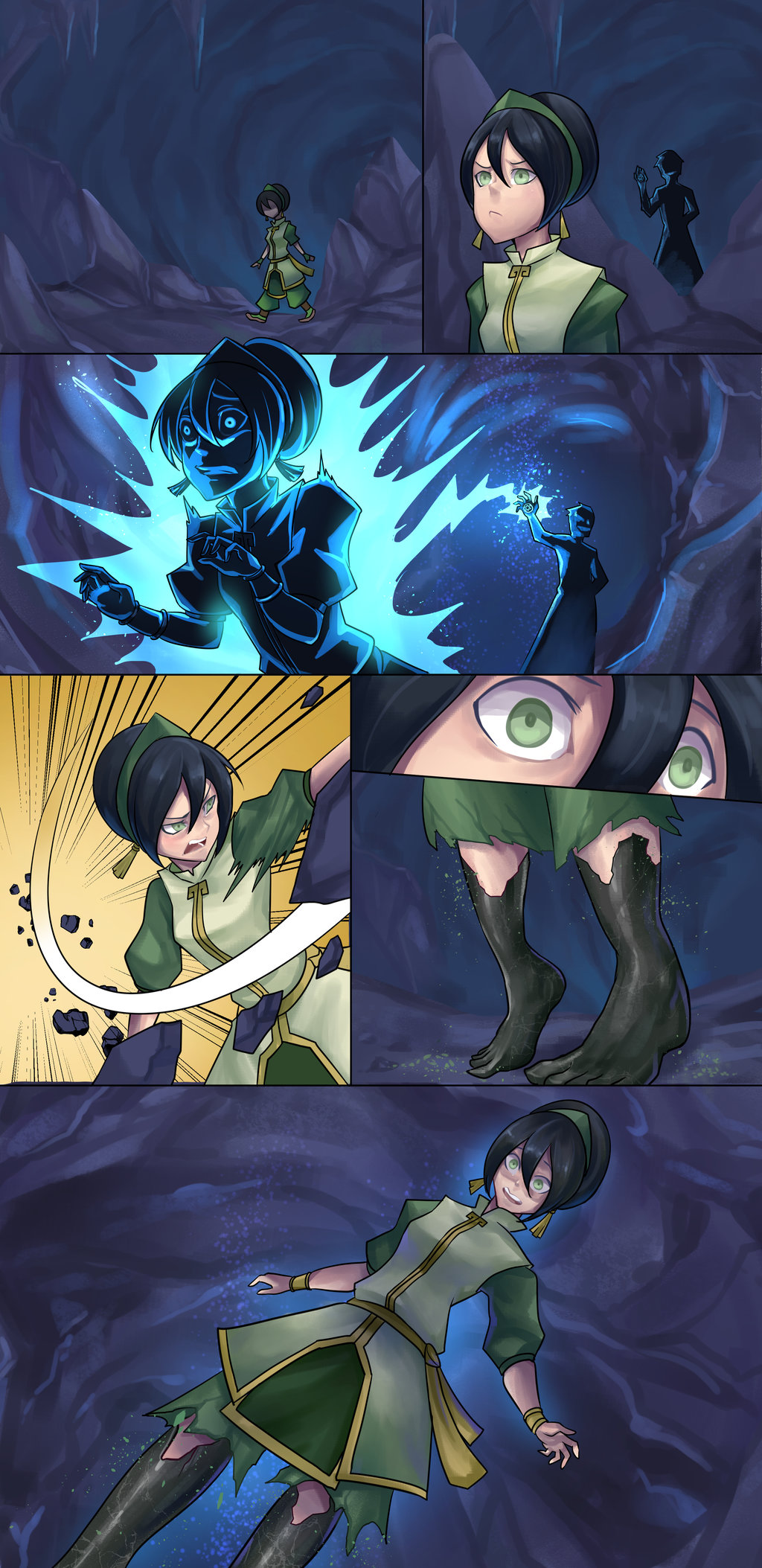 The Big ImageBoard (TBIB) - 1girl avatar: the last airbender avatar (series) black hair blind ...