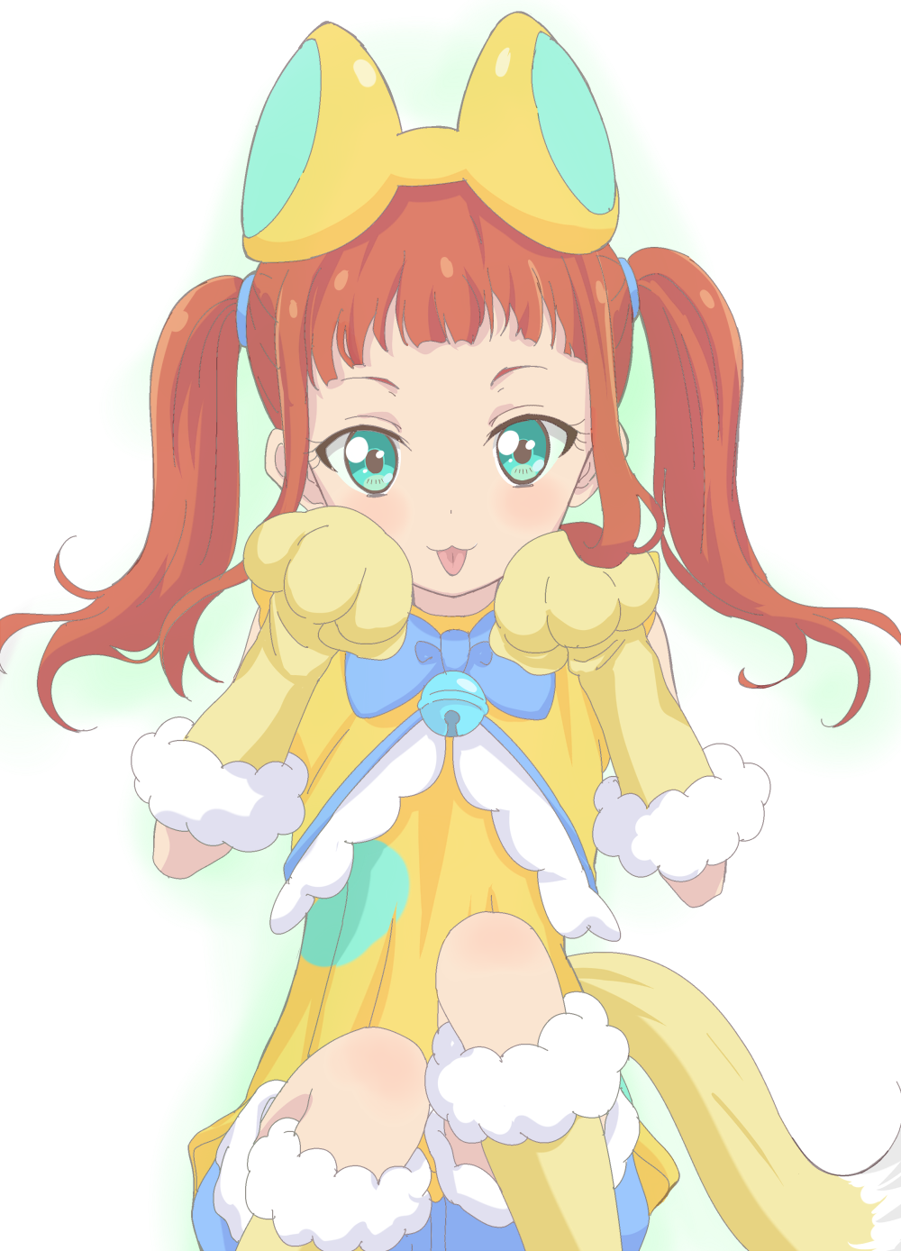 The Big ImageBoard (TBIB) - 1girl aikatsu! (series) aikatsu stars! animal ears animal hands bell ...