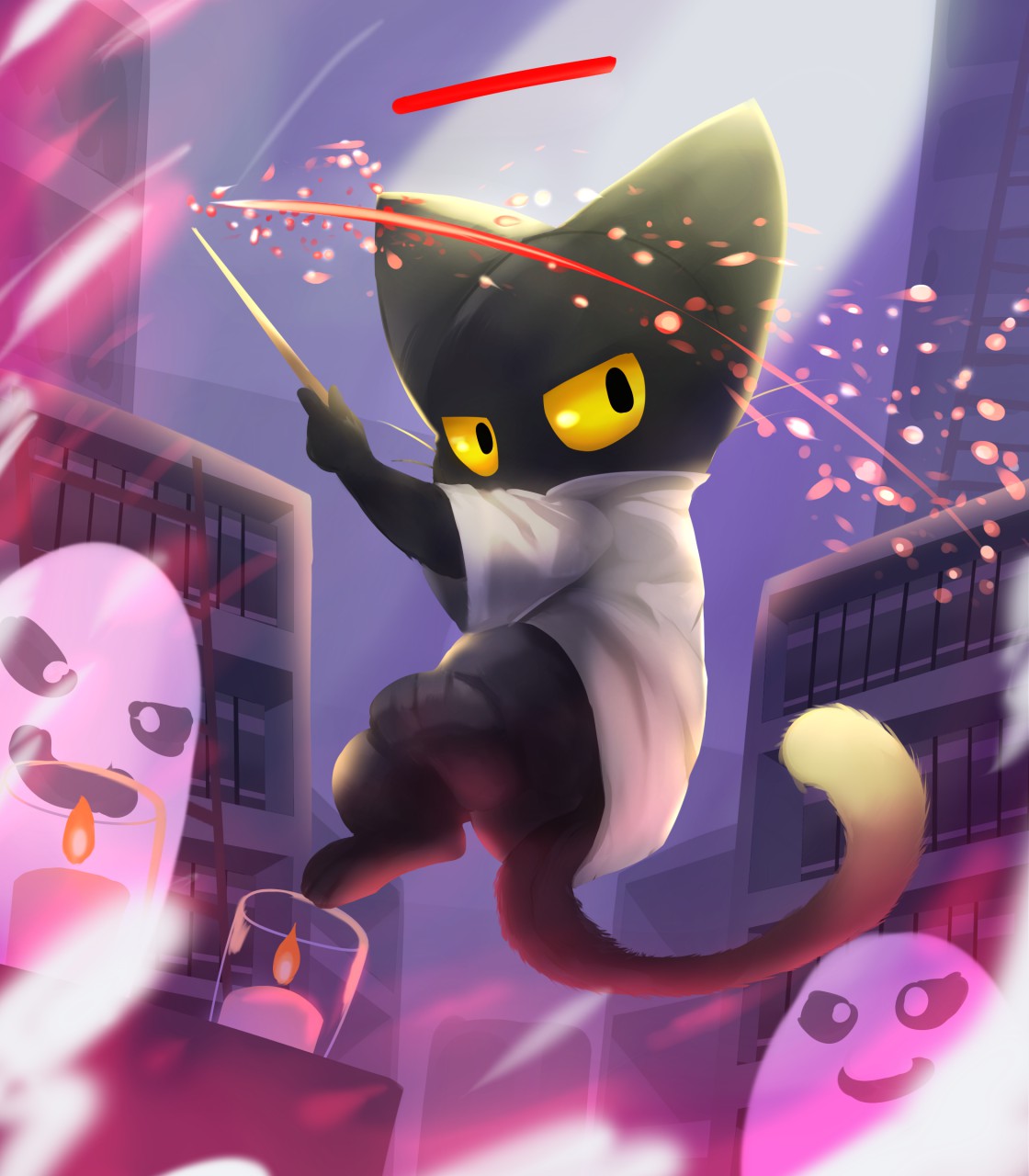 The Big ImageBoard (TBIB) - 2017 candle cat feline ghost google google ...