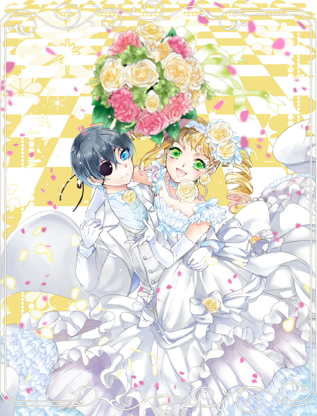 The Big Imageboard Tbib Business Suit Ciel Phantomhive Cleavage