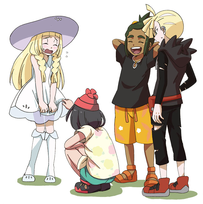 The Big ImageBoard (TBIB) - 2girls bangs beanie black hair blonde hair blunt bangs blush braid ...