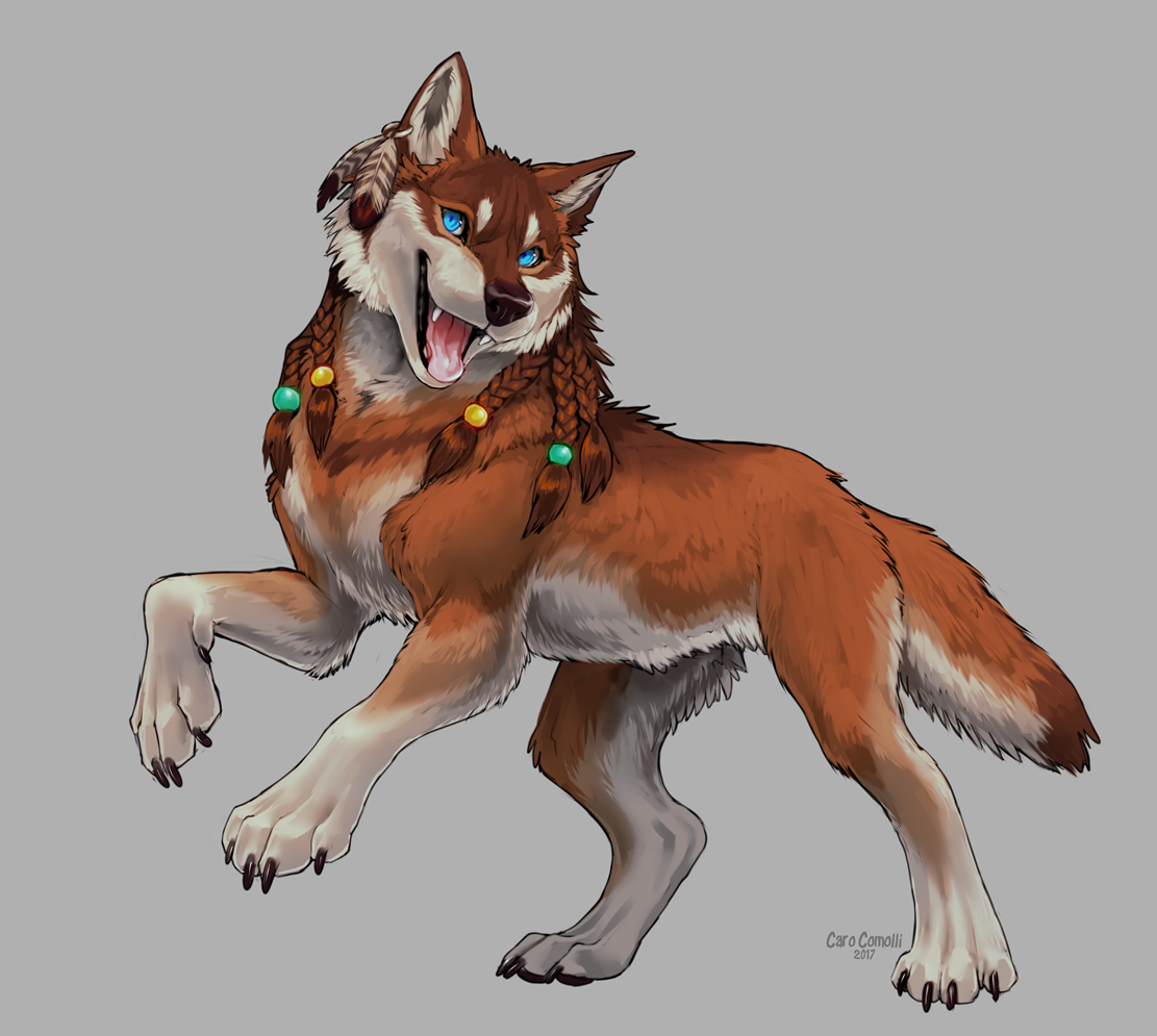 The Big ImageBoard (TBIB) - 2017 ambiguous gender black lips black nose braided hair brown fur ...