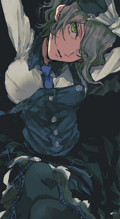 The Big Imageboard Tbib 1girl Bangs Black Dress Black Gloves