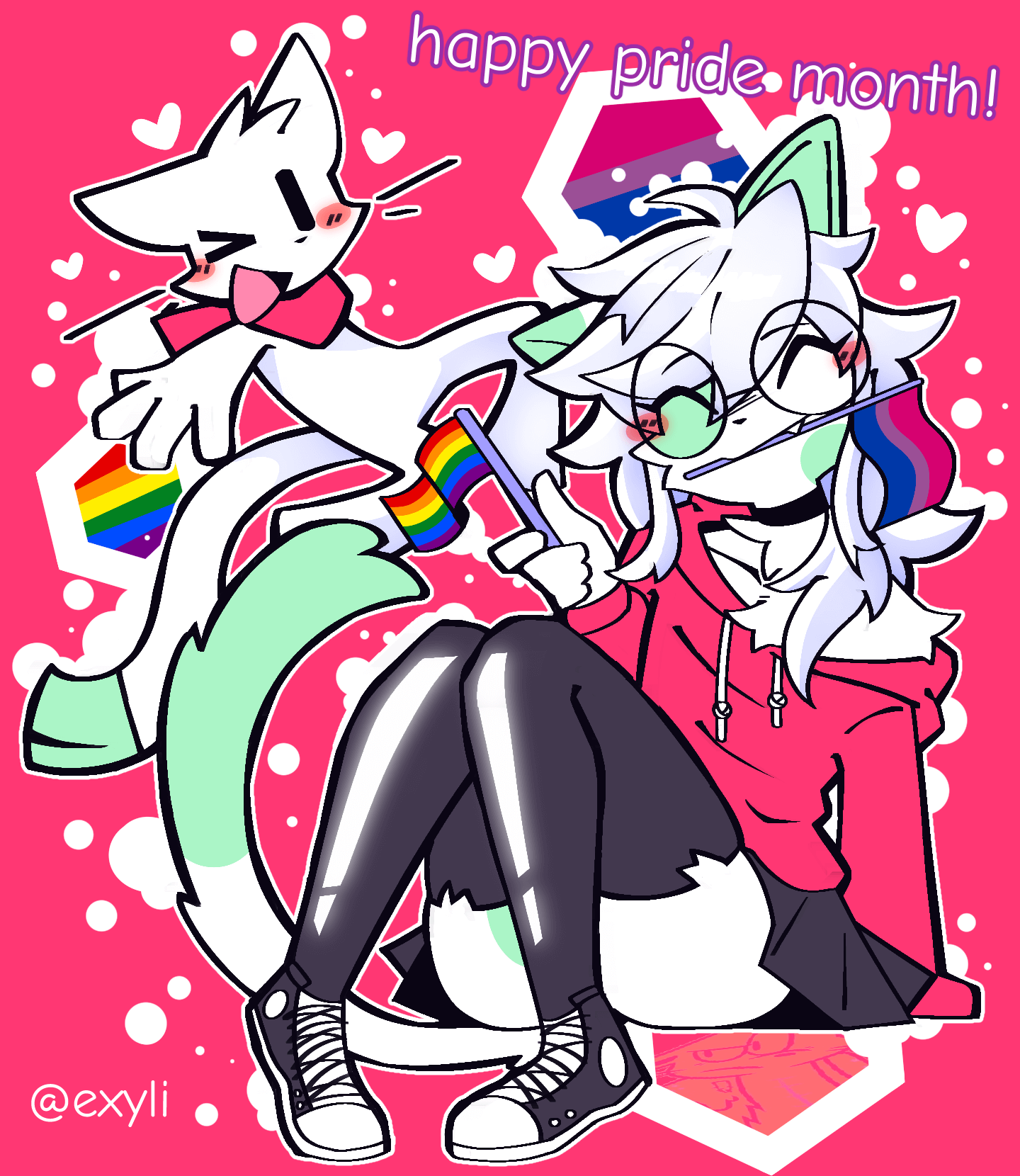 The Big Imageboard Tbib Anthro Bisexual Pride Colors Blush 8119