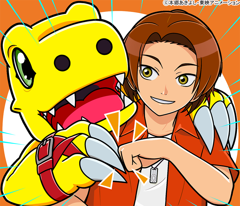 The Big ImageBoard (TBIB) - 2boys agumon (digimon savers) brown hair ...