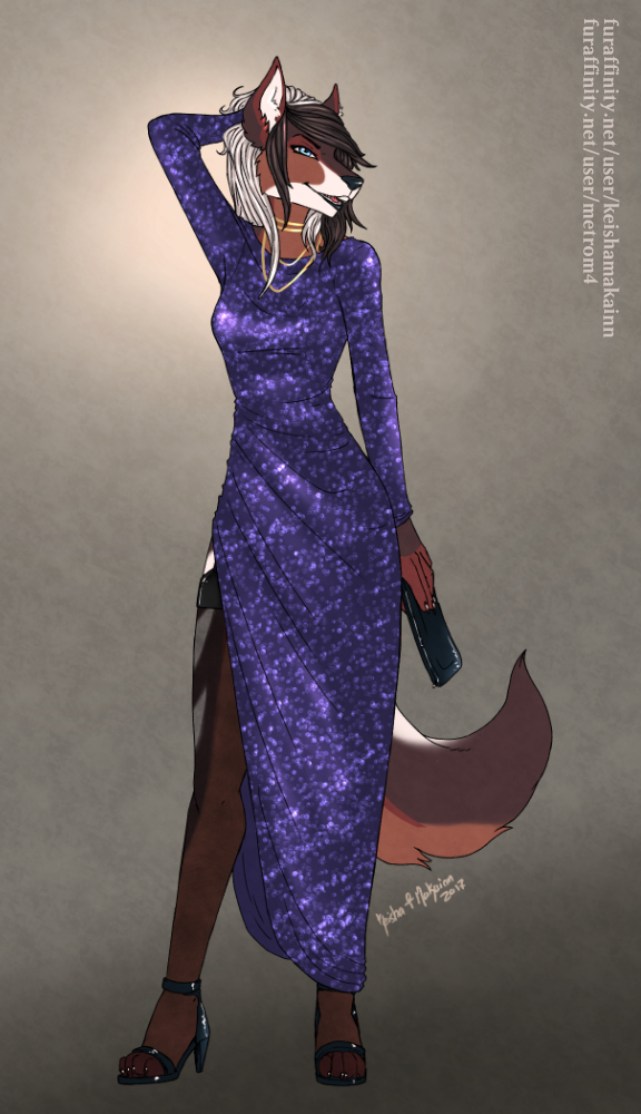 The Big ImageBoard (TBIB) - 2017 anthro breasts canid canine canis clothing dress female ...