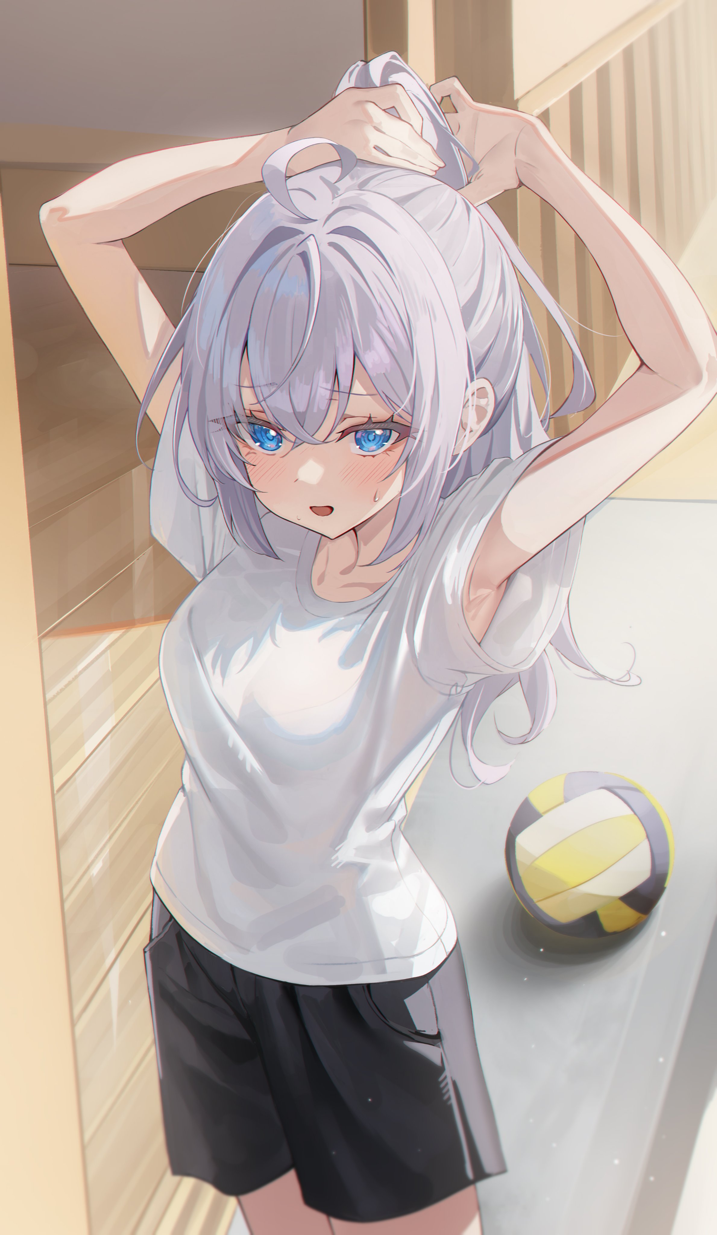 The Big ImageBoard (TBIB) - 1girl absurdres ahoge alisa mikhailovna kujou armpit peek armpits ...
