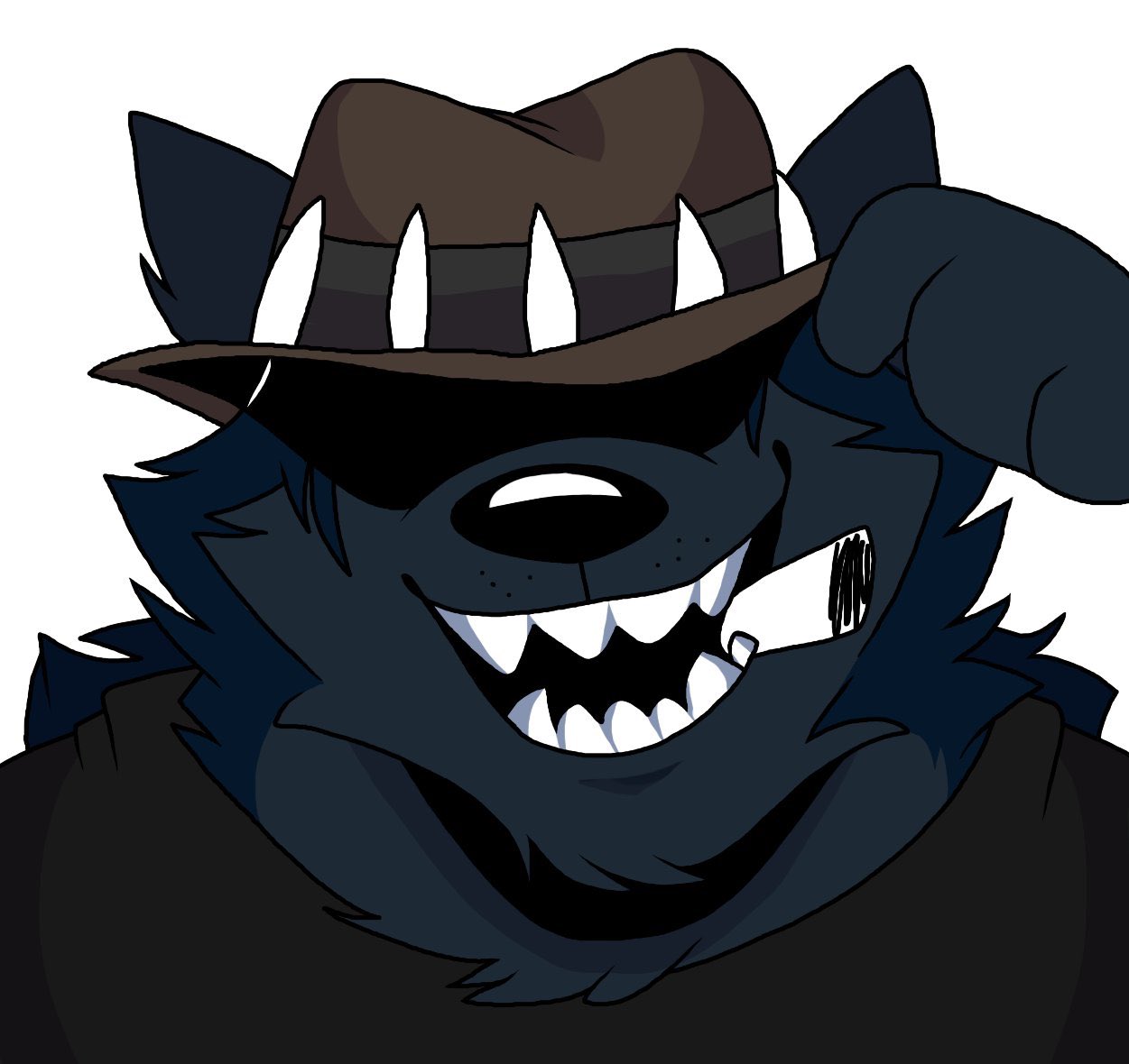 The Big ImageBoard (TBIB) - 2024 anthro barazoku black body black clothing black fur black shirt ...