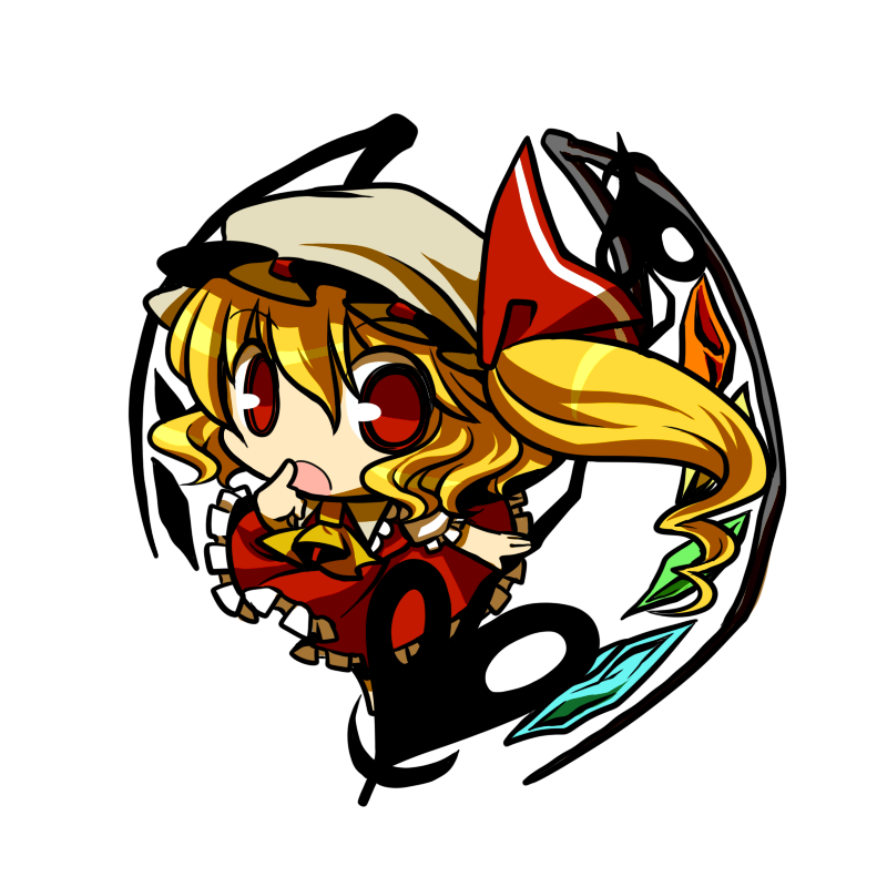 The Big ImageBoard (TBIB) - blonde hair chibi flandre scarlet full body ...