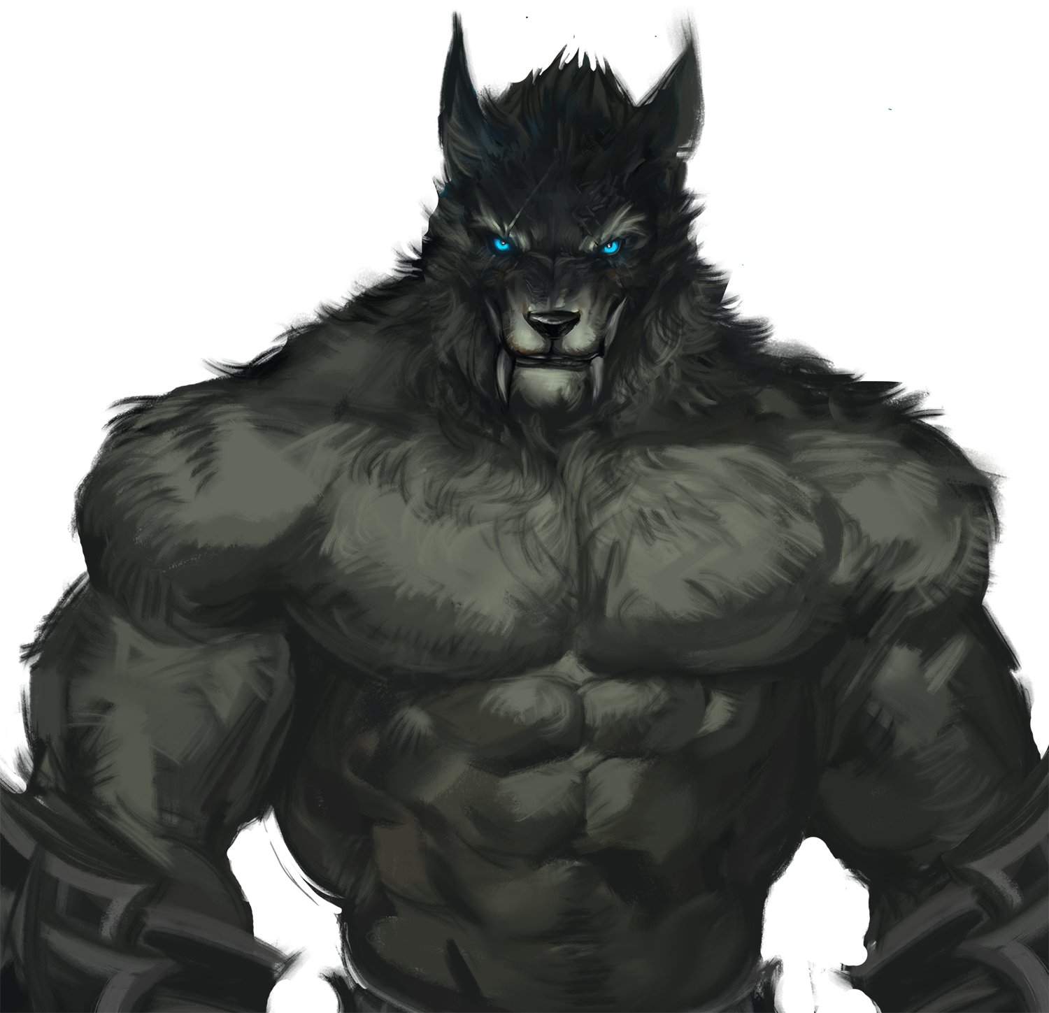 The Big ImageBoard (TBIB) - 2017 abs anthro biceps big muscles black body black fur black nose ...