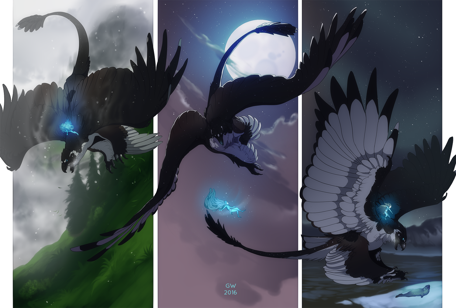 The Big Imageboard Tbib 2016 Ambiguous Gender Avian Bird Black