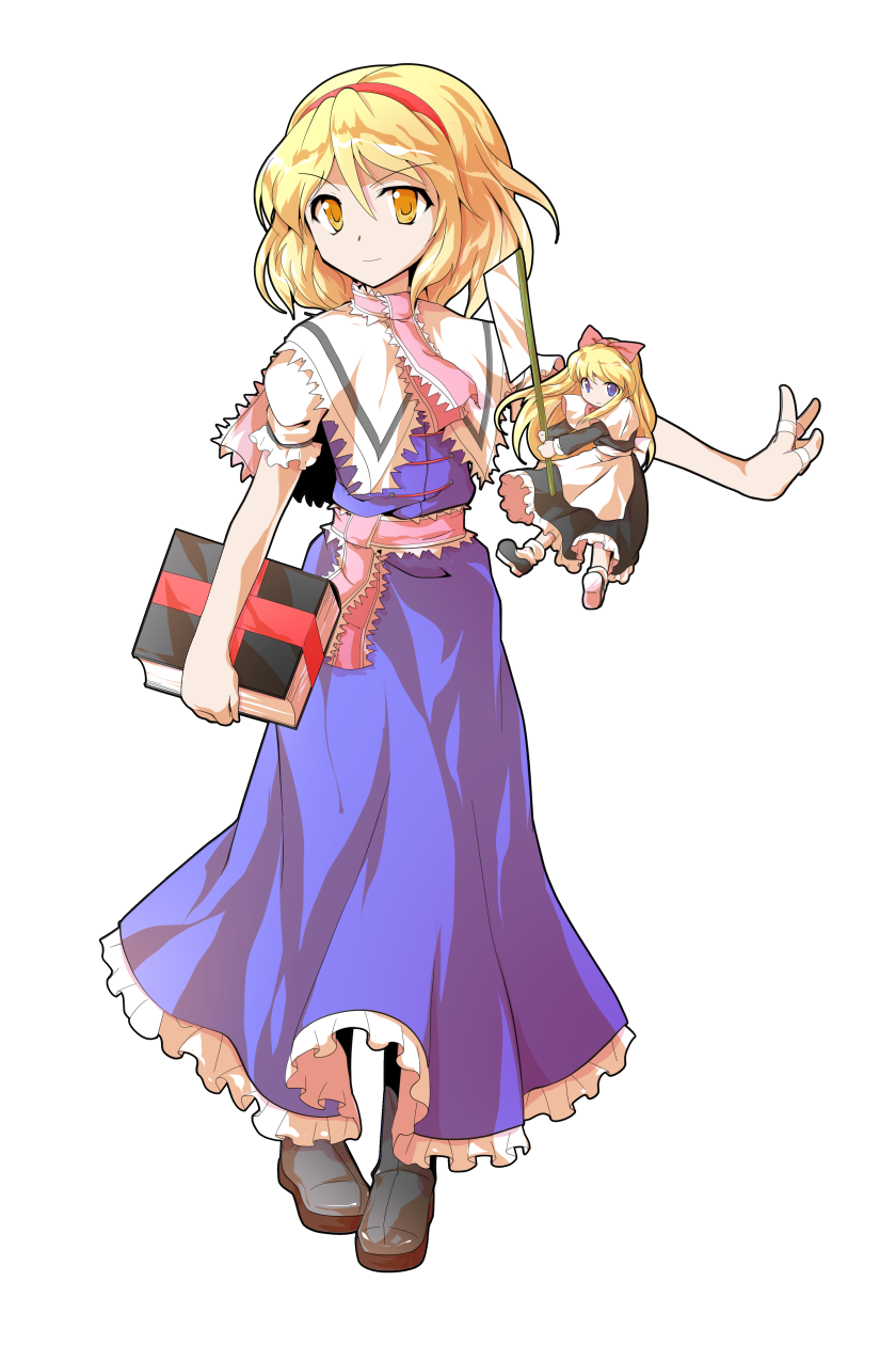 The Big ImageBoard (TBIB) - 1girl alice margatroid alphes (style) bare arms black footwear ...