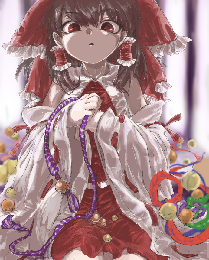 The Big ImageBoard (TBIB) - bangs bell black hair bow choushi bukkoki ...